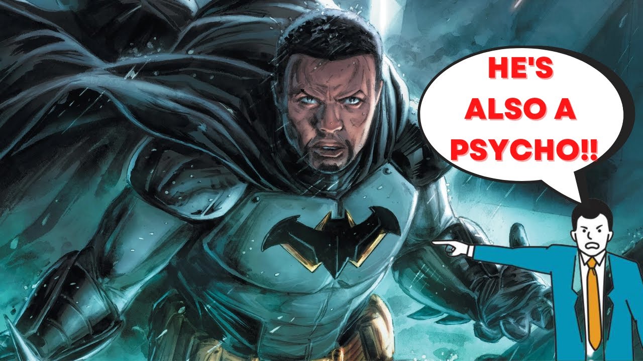 DC Comics Black Batman Is A Psycho!! - YouTube