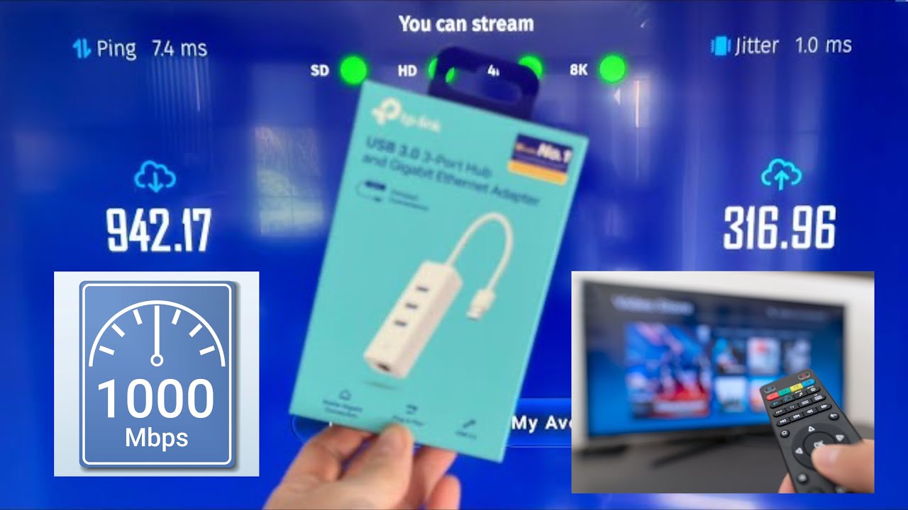 TCL SONY LG Ethernet Speed 1Gb How to Turbo-Boost Your TV - YouTube
