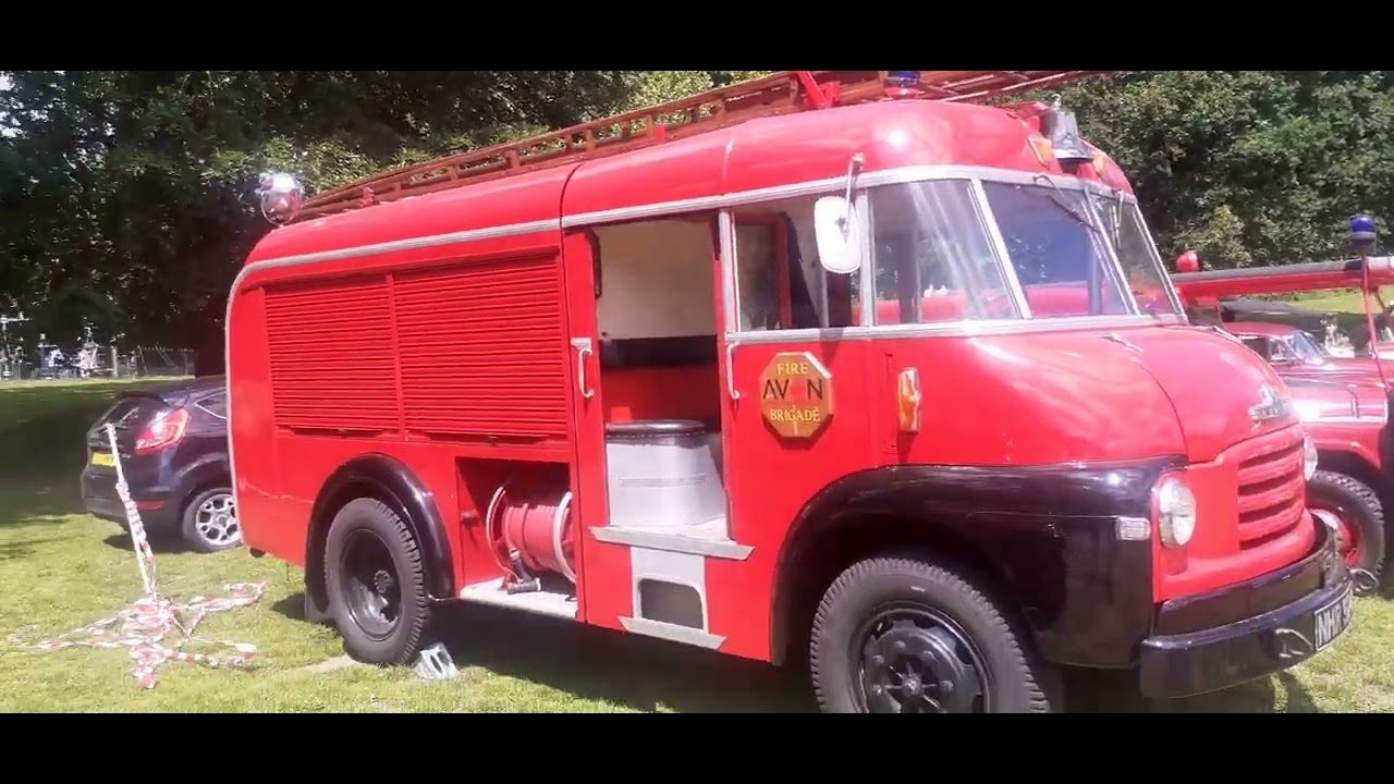 vintage cars old fire vans - YouTube