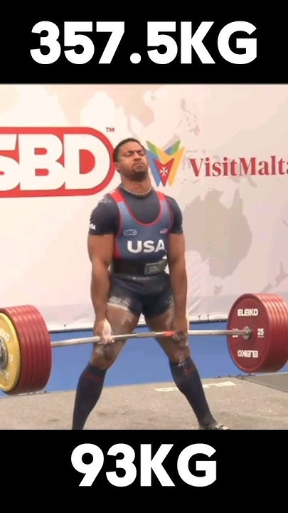 Brandon Pitre fez esse Deadlift na categoria até 93kg - YouTube