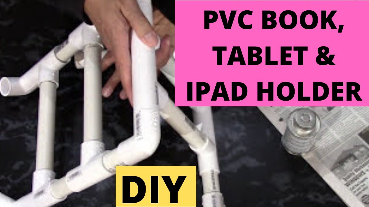 PVC Book, Tablet and iPad Holder - DIY. - YouTube