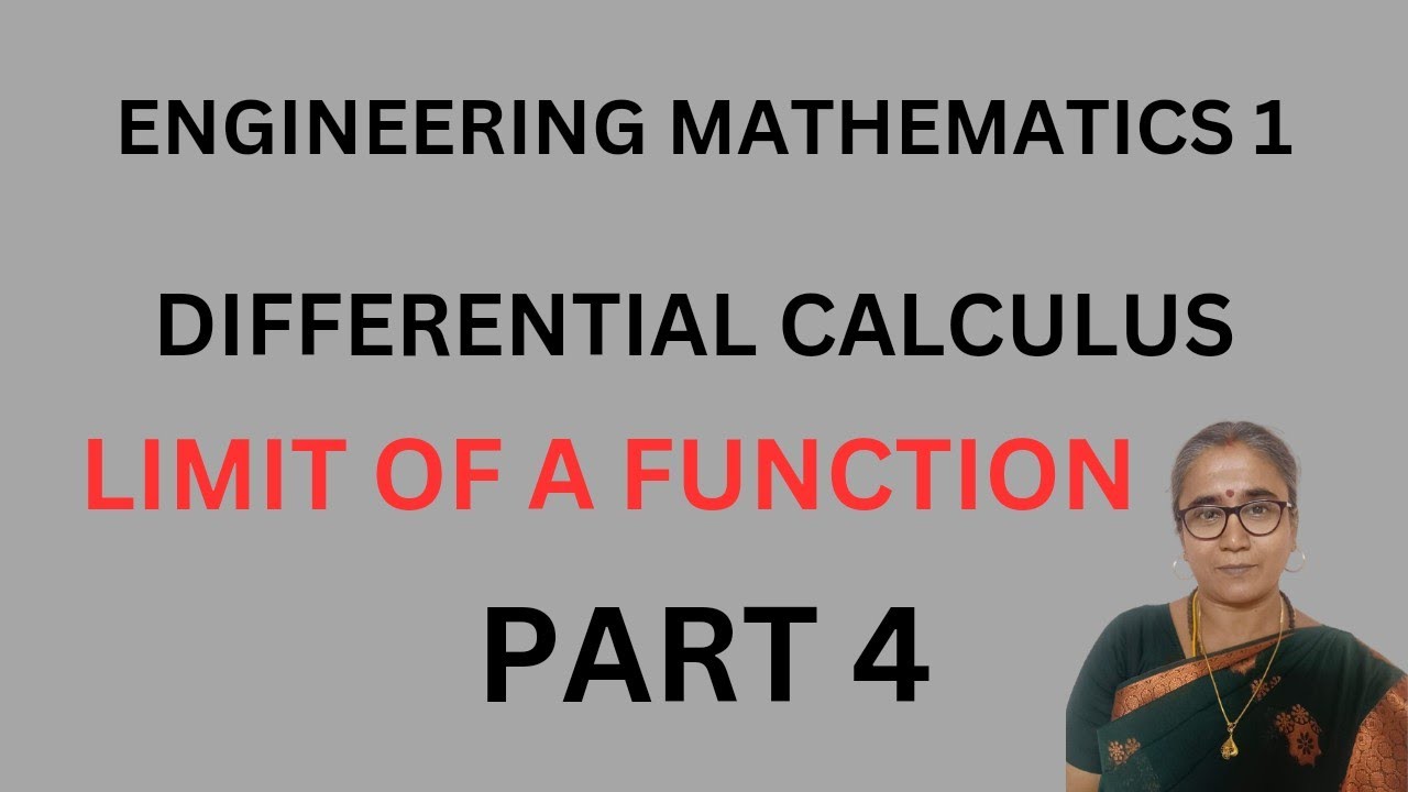 LIMIT OF A FUNCTION -ENGINEERING MATHS 1 -DIFFERENTIAL CALCULUS # ...
