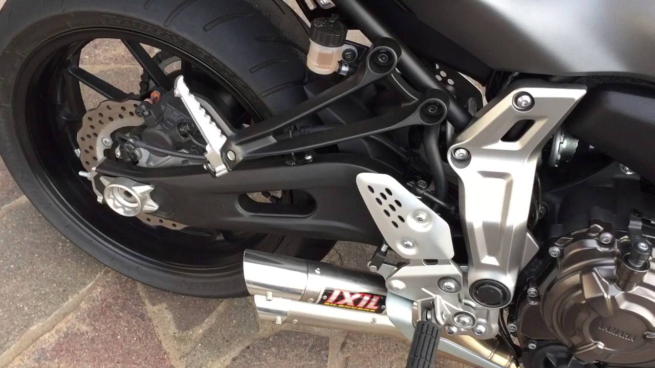 MT-07 Yamaha / Ixil Hyperlow / with dB - Killer - YouTube