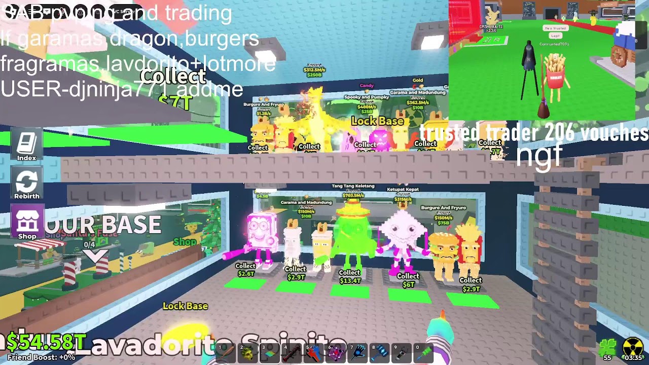 SAB trading and pvping viewers (maybe giveaways) #sab #roblox # ...