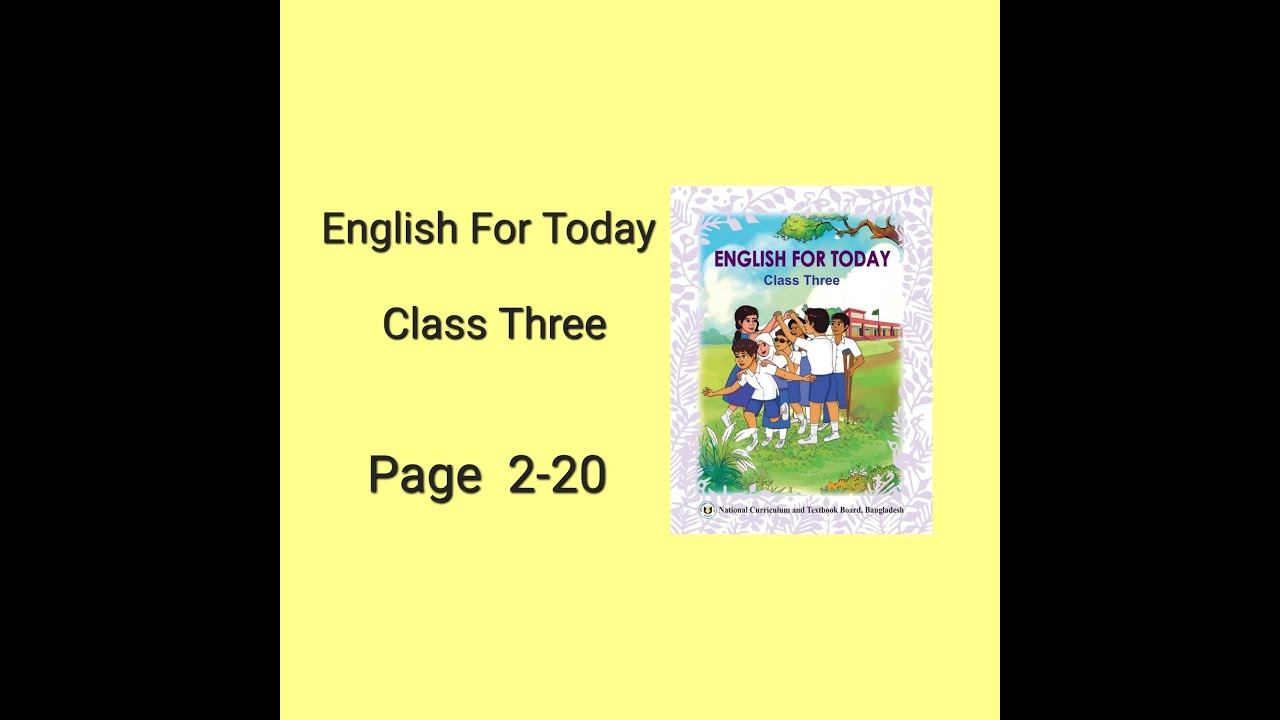 Class 3 English book || Page 2-20 || 2024|| তৃতীয় শ্রেণীর ইংরেজি বই ...