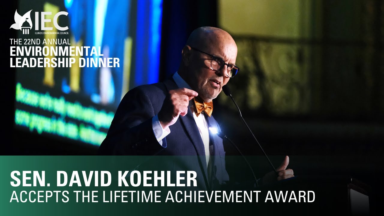 Sen. David Koehler Accepts the Lifetime Achievement Award | 2024 IEC ...