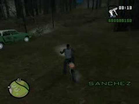 gta sa ghost car attacks - YouTube
