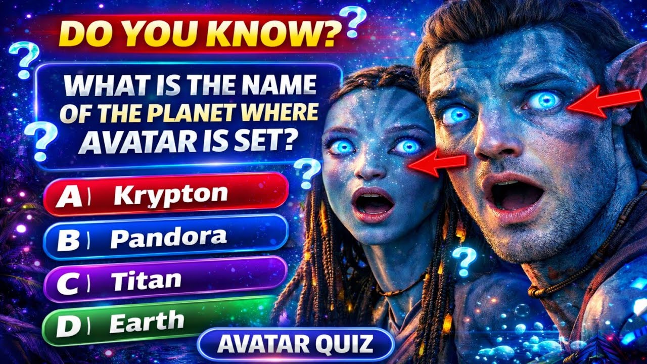 Avatar Movie quiz you can score 10/10 ?? - YouTube