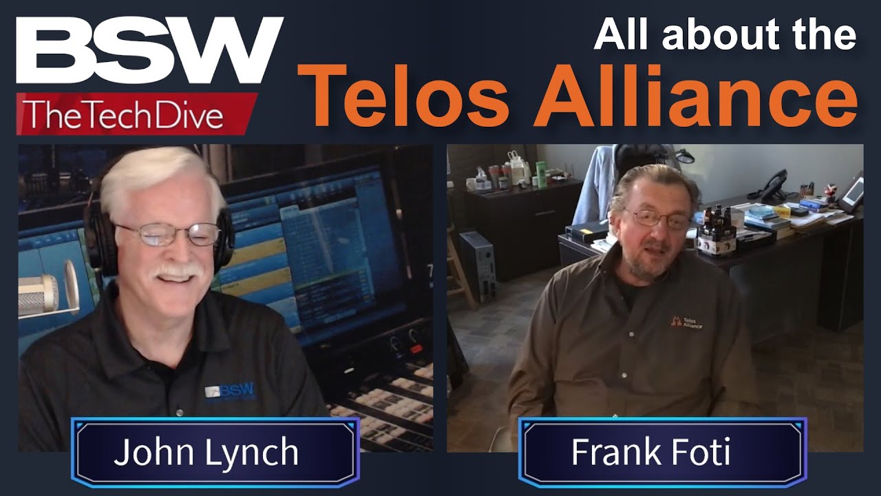 BSW Presents: Tech Dive S04E08 - Frank Foti of the Telos Alliance - YouTube