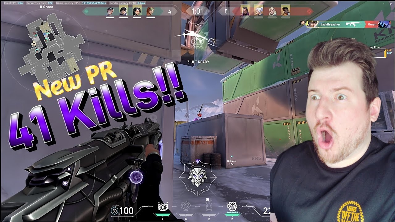 High Kill Valorant Competitive Gameplay! 41 kills with no Overtime is ...