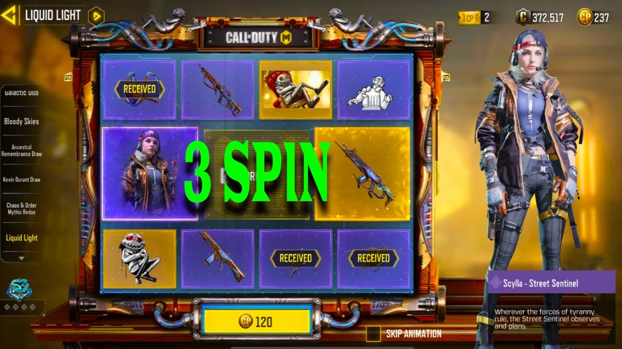 3 Spins on New Liquid Light Draw | Legendary Krig 6 - Slick Chrome ...