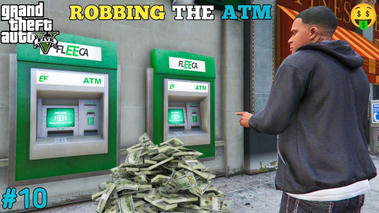 Robbing an ATM in GTA5 Grand RP | $4,000,000 Stolen | Gameplay-10 - YouTube