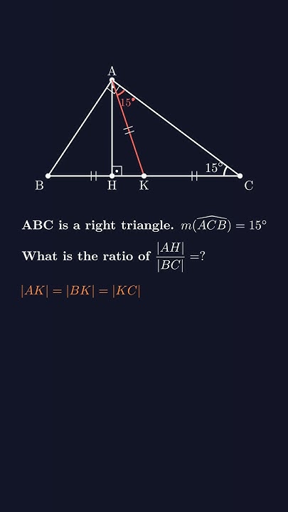 Very Nice Triangle Problem | Animated Geometry #learnmath #maths #mathshorts - YouTube
