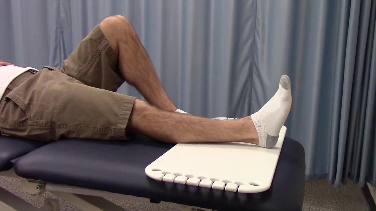 Tka Phz1 Ex5 Supine Hip Abduction Youtube