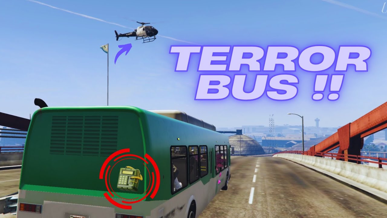 TERROR BUS MELEDAK - GTA V ROLEPLAY - YouTube