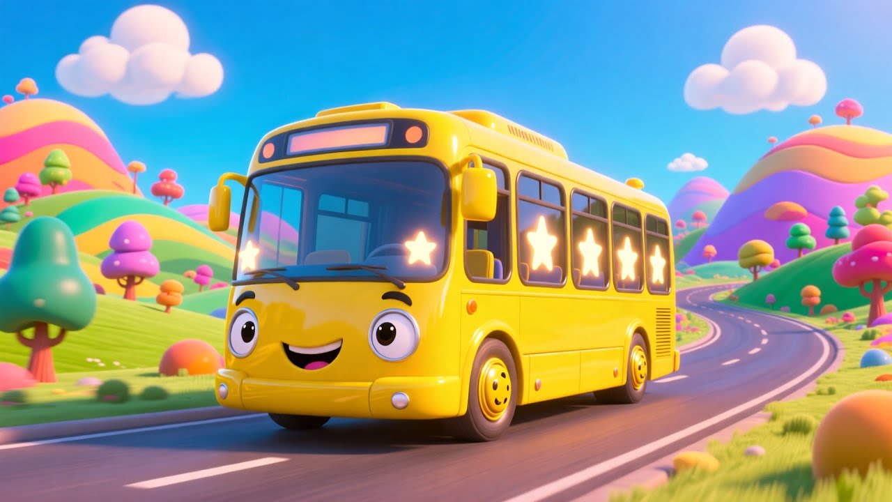 Wheels on the Bus Baby Don’t Cry |Comforting Kids Song| Nursery Rhymes ...