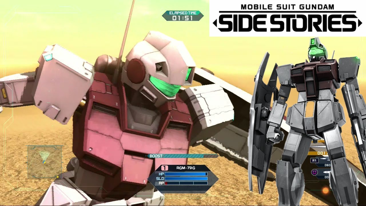 GM Command Early Type (ジム・コマンド) | Gundam Side Stories [PS3] - YouTube