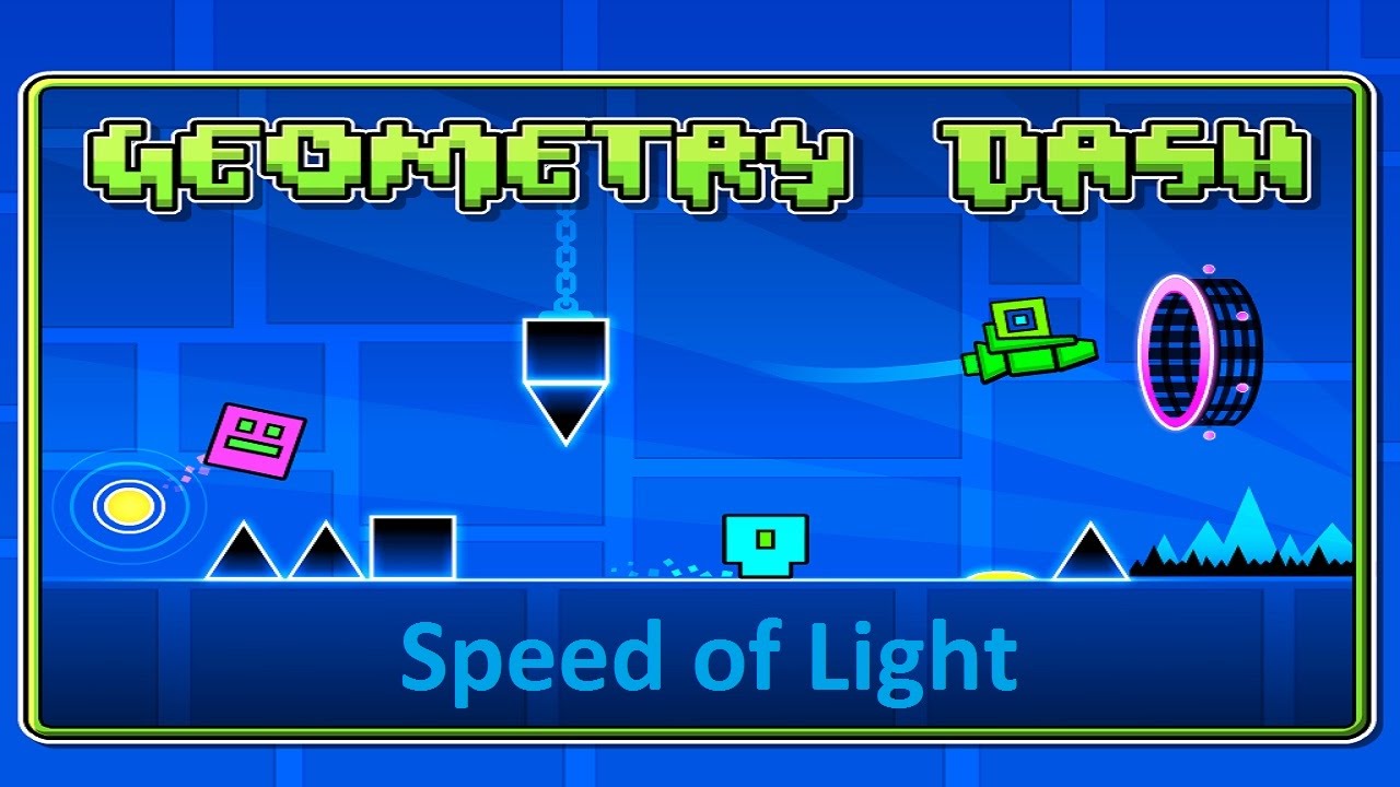Geometry Dash Speed of Light -1 hour loop - - YouTube