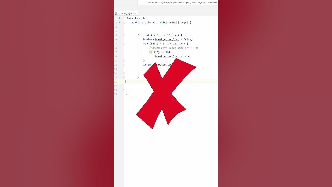 Java : How to break nested loops like a pro - YouTube
