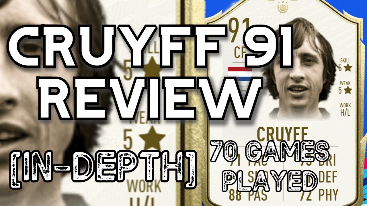 JOHAN CRUYFF 91 ICON [IN-DEPTH] FIFA 20 PLAYER REVIEW - YouTube