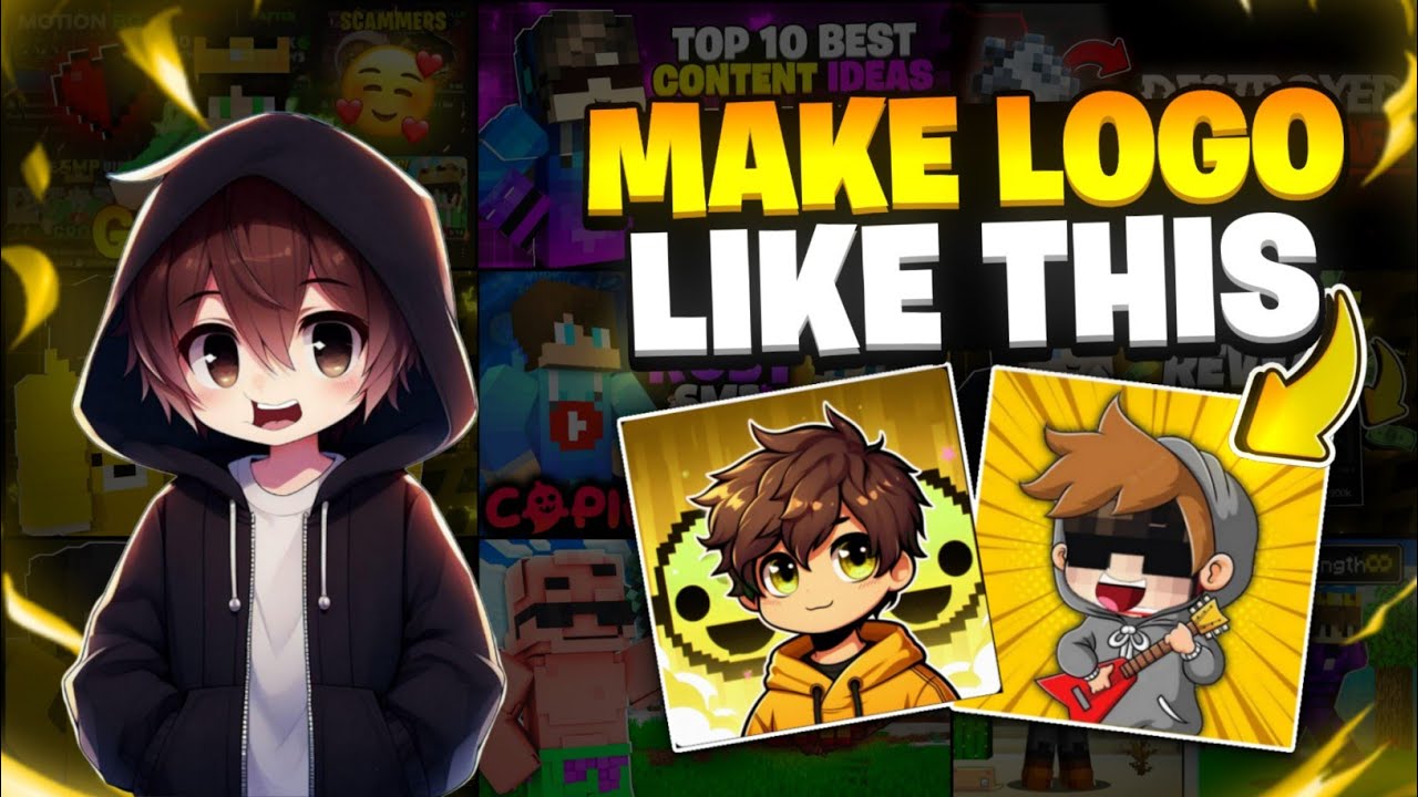 How to make minecraft animated logo | How to make minecraft logo ...