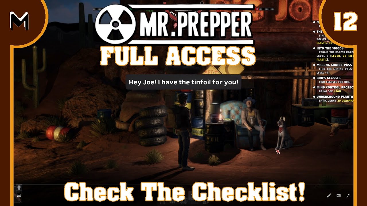Mr Prepper FULL RELEASE!: Check The Checklist! Days 34-36 (#12) - YouTube