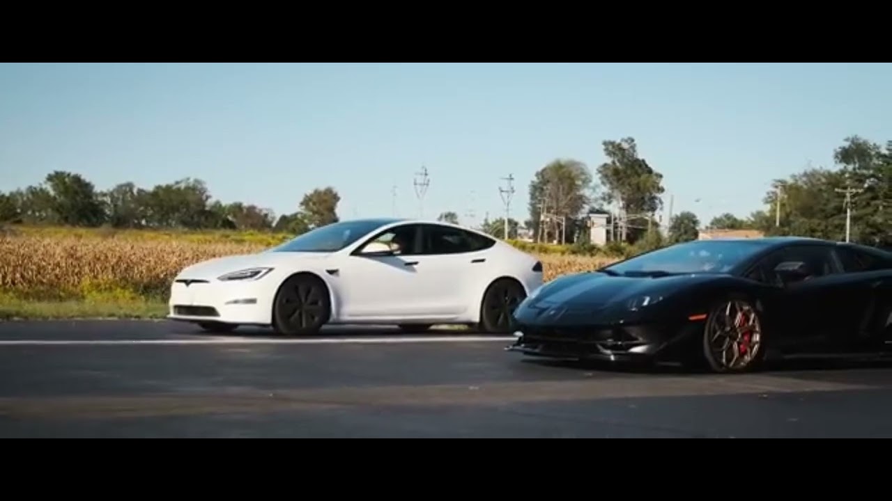 Lambo vs Tesla ⚠️⚠️⚠️ - YouTube