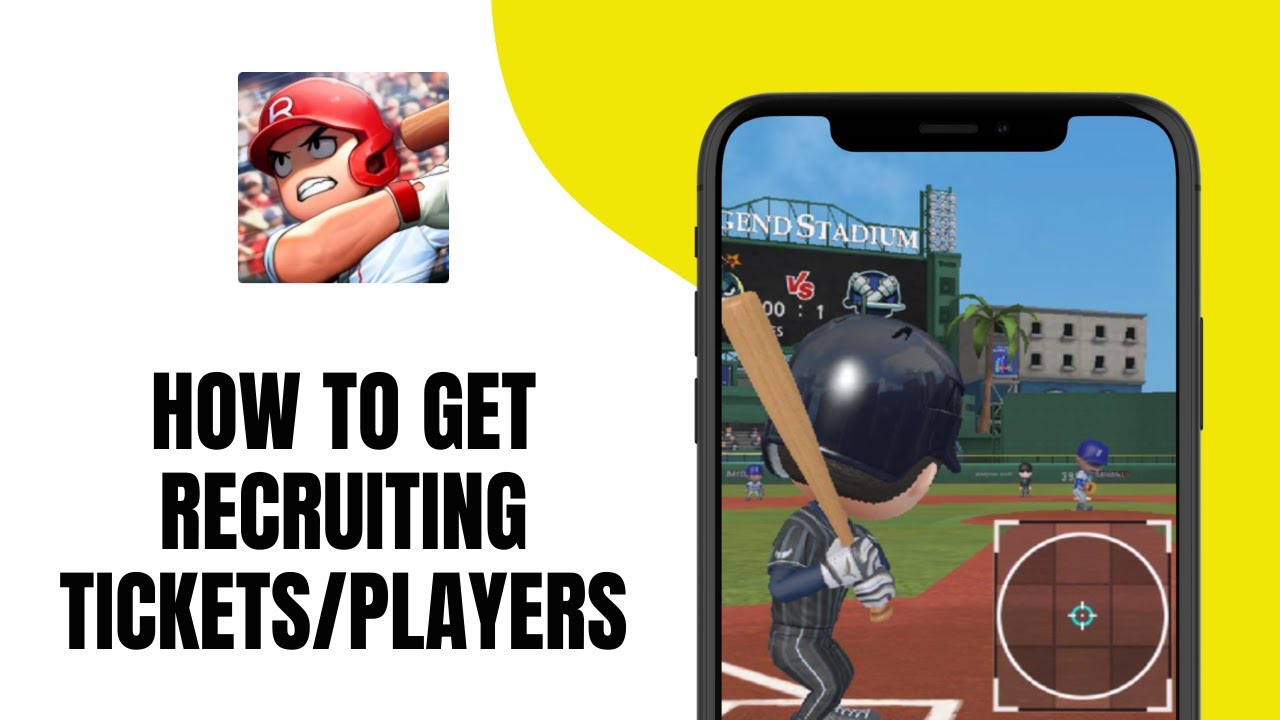 how to get recruiting tickets players in baseball 9 - YouTube
