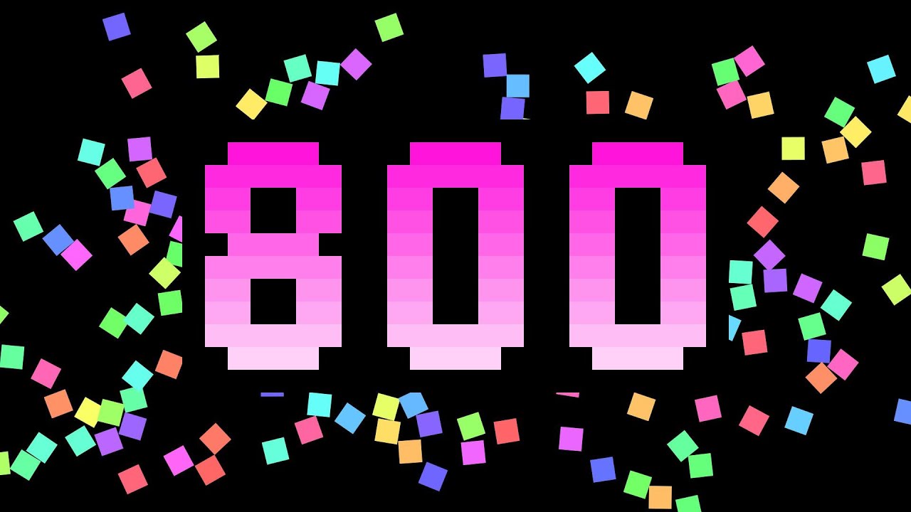 800 Seconds Pixels Explode Timer - YouTube