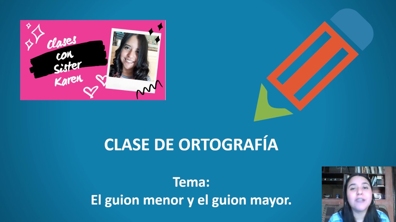 El guión menor y el guión mayor. - YouTube