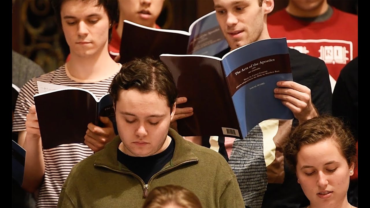 Harvard University Choir presents the oratorio "Acts of the Apostles ...