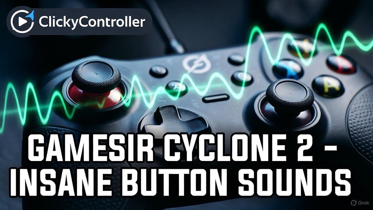 Button Sound - Games Cyclone 2 Wireless Controller - YouTube