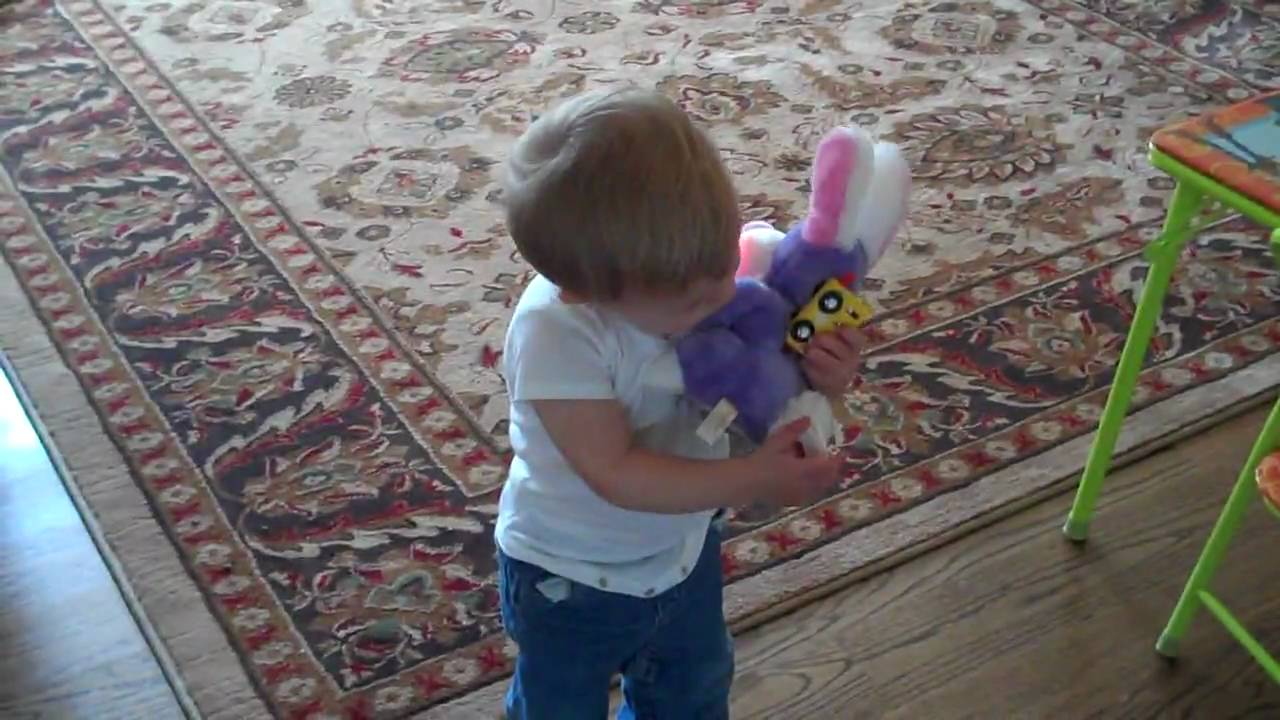 Colin and Easter Bunny - YouTube