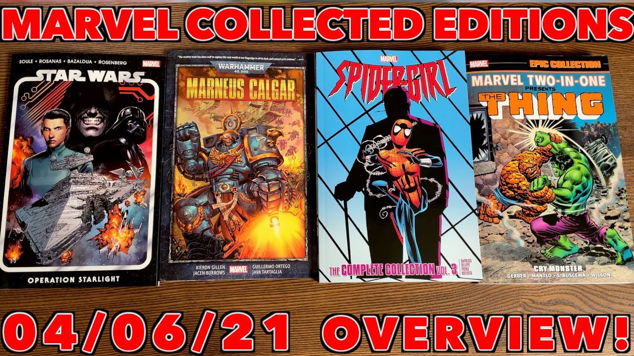 New Marvel Books 04/06/21 Overview! - YouTube