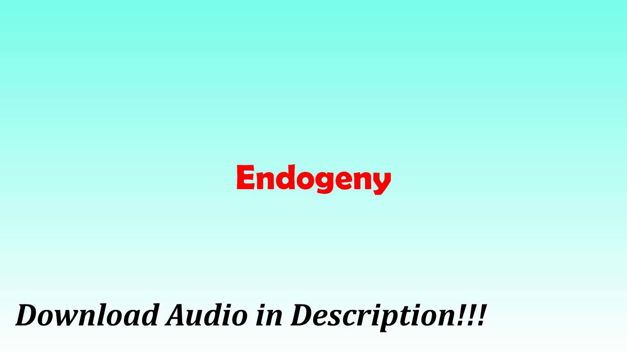 Endogeny (No Copyright) - YouTube