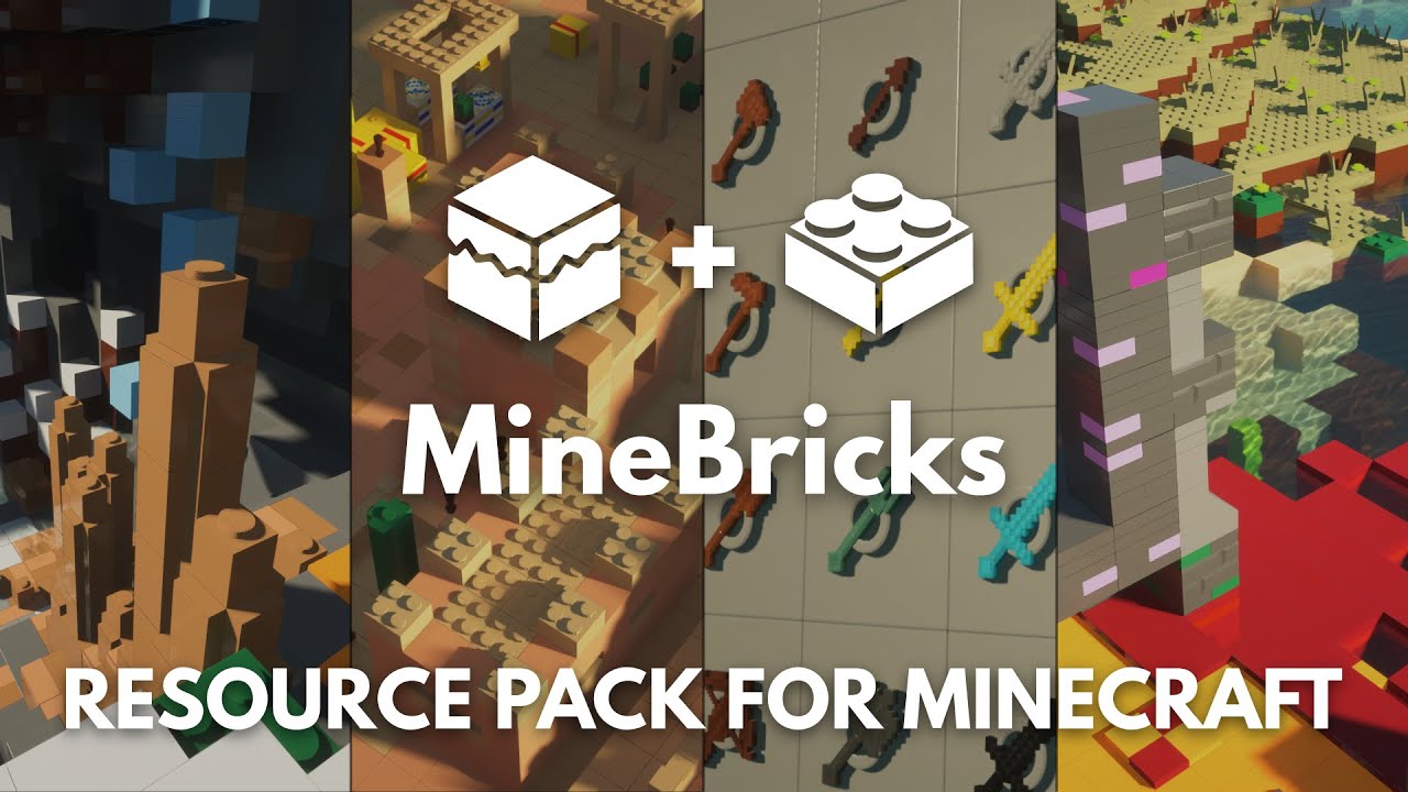 MineBricks Resource Pack for Minecraft ‒ Trailer 4 - YouTube