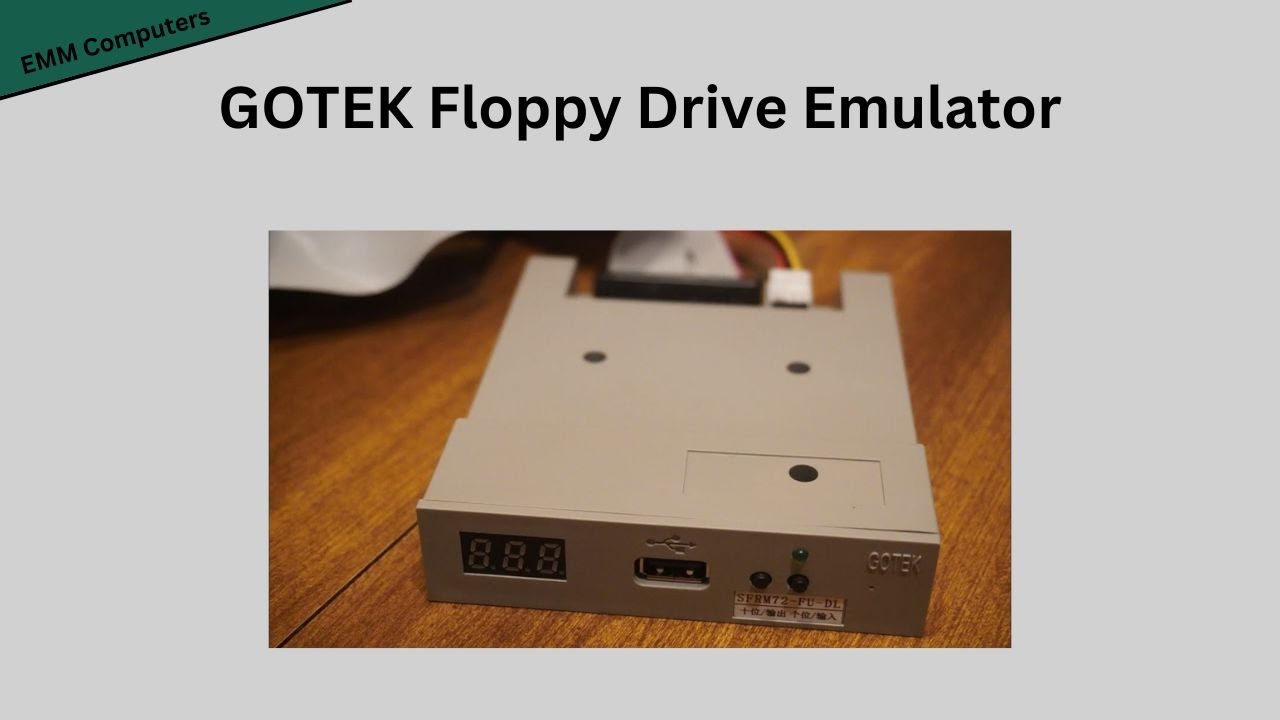 GOTEK Floppy Drive Emulator - YouTube