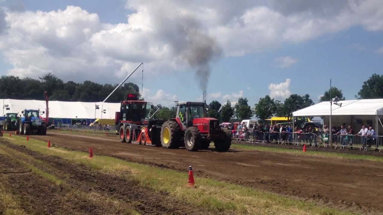 Massey Ferguson 3690 7.5ton trekkertrek aalter - YouTube