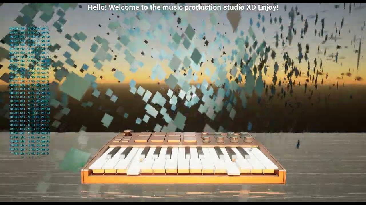 Year 3 project unreal engine 5 MIDI controller AKAI MPK mini 3 - YouTube