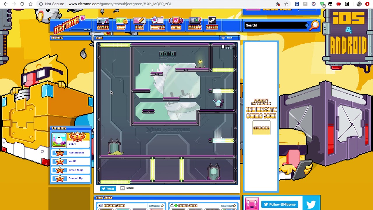 Test Subject Green lvl 1 any% - YouTube