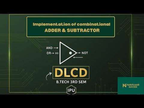 lec-13 implementation of full adder/ subtractor using 4:1 mux and by ...