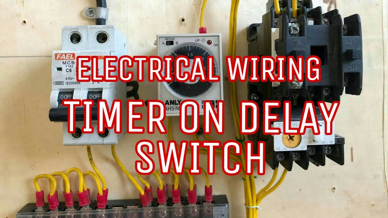 ELECTRICAL WIRING TIMER ON DELAY SWITCH @RidenFanogaVlog - YouTube