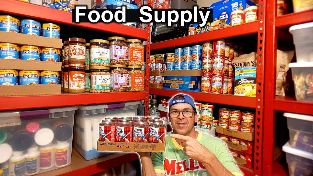 Food Supply Bunker $7,000 Prepper Storage Room - YouTube
