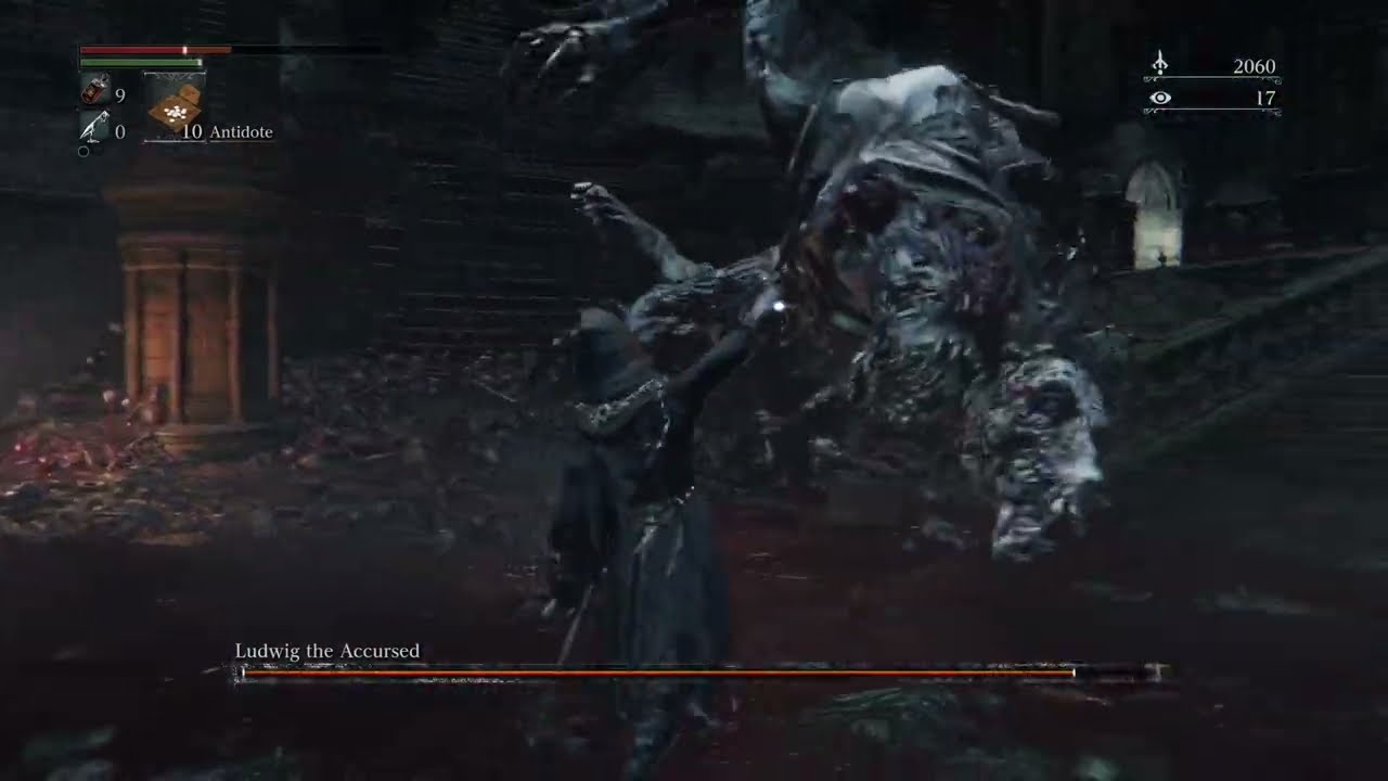 Bloodborne Ludwig Boss Fight - YouTube