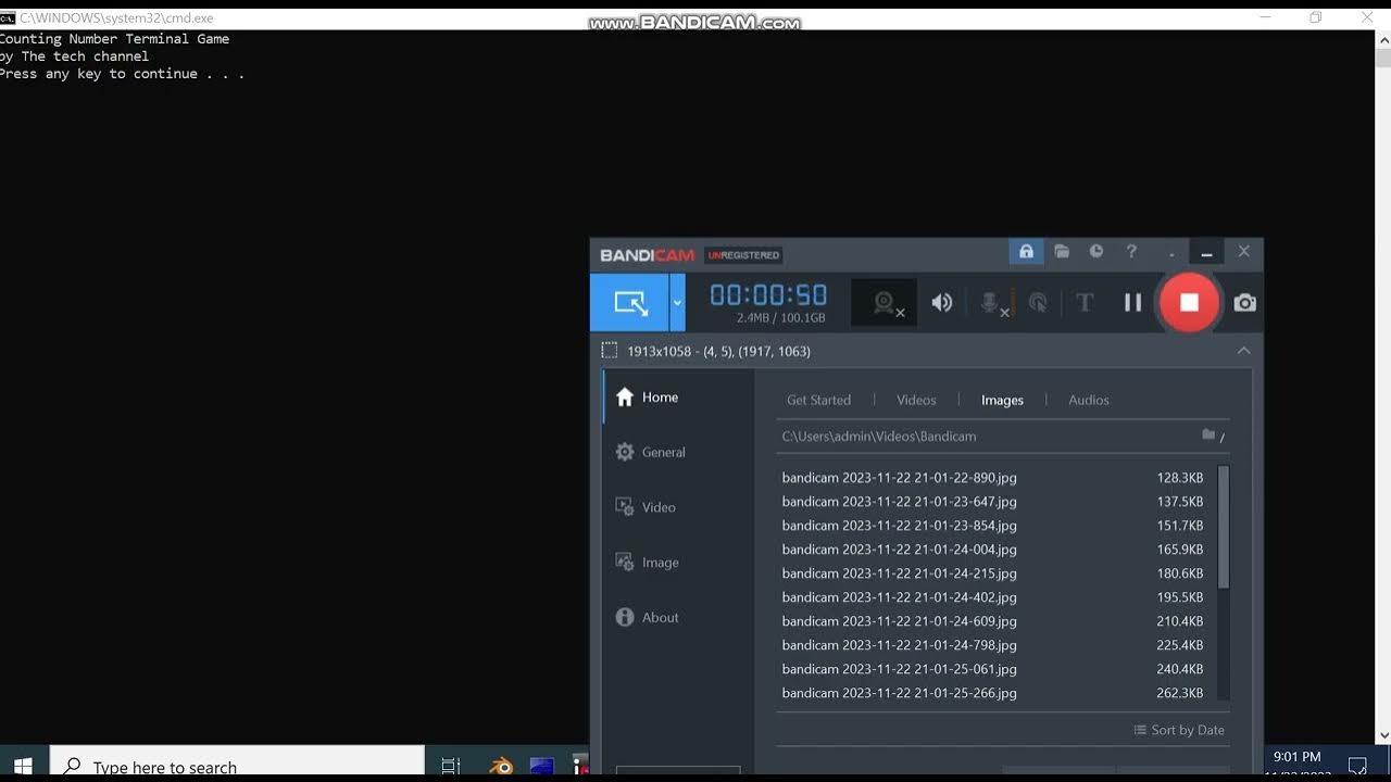 Making a terminal game with a notepad with batch file - YouTube