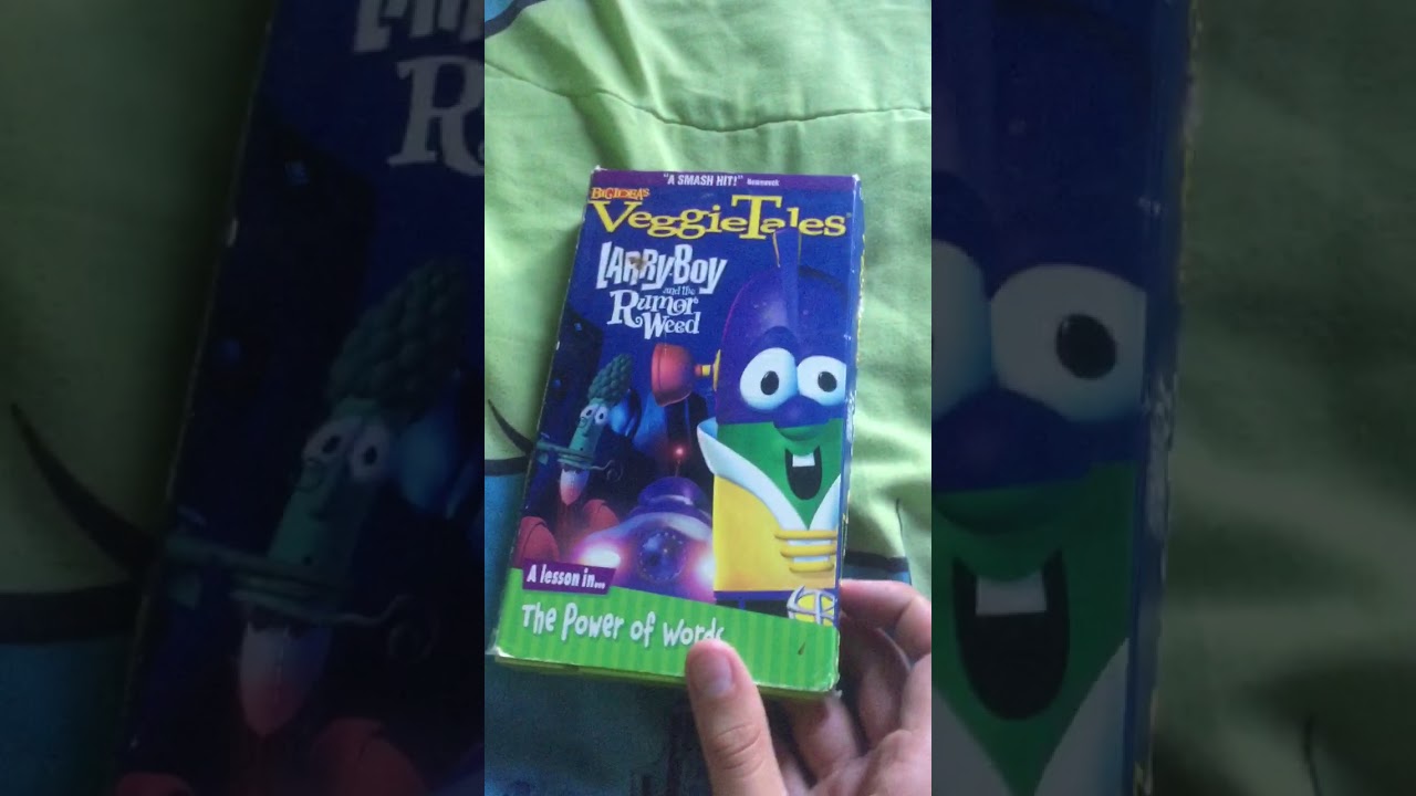 My Veggietales Larryboy Vhs collection - YouTube