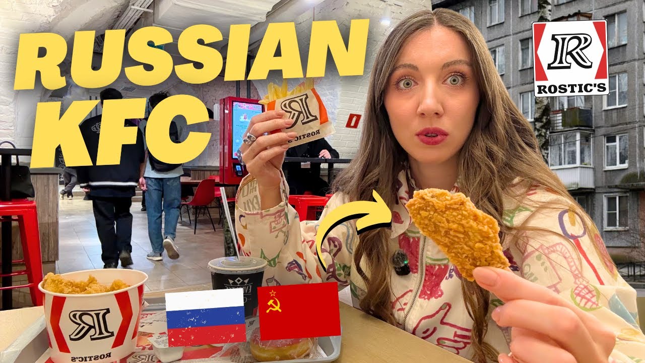 NEW RUSSIAN KFC 🇷🇺 Communist fried chicken is real? | Russia Vlog - YouTube