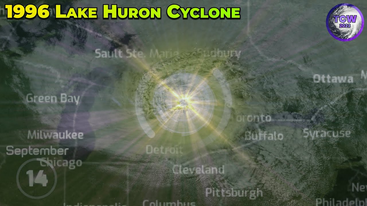 Track of "Hurricane Huron" (1996) - YouTube
