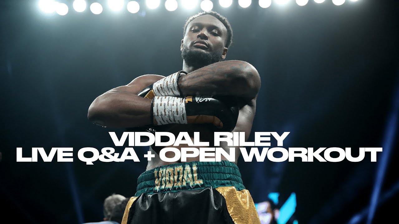 VIDDAL RILEY Live Q&A, WORKOUT at West Ham Boxing Club 💥🥊 - YouTube