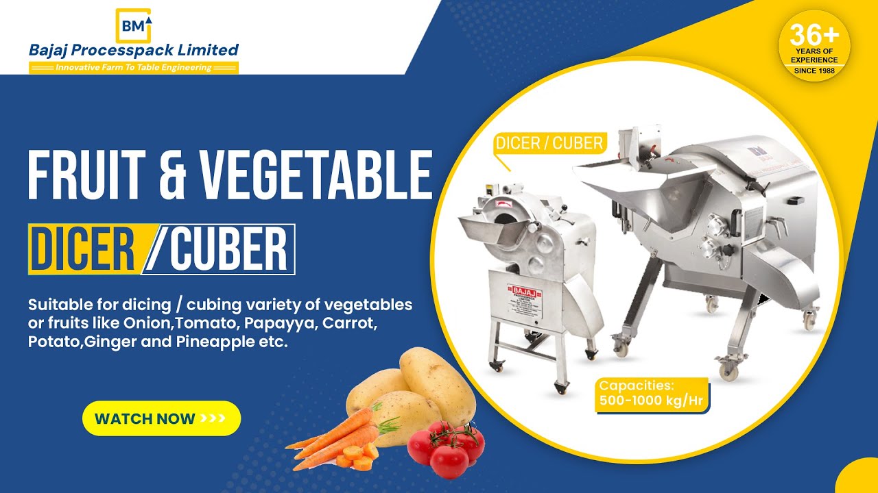 Commercial Vegetable Dicer/Cuber | Vegetable Dicer Cuber Machine by ...